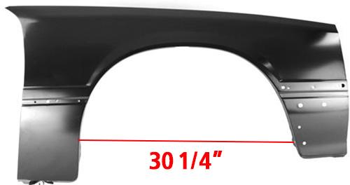 1979-90 & 1991-93 Fox Body Mustang Fender Differences
