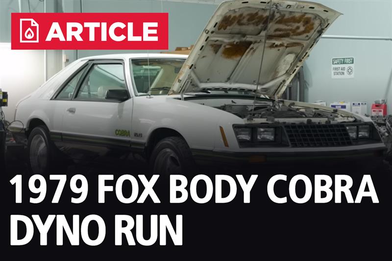 1979 Fox Body Mustang Cobra "White Snake" Dyno Run - LMR