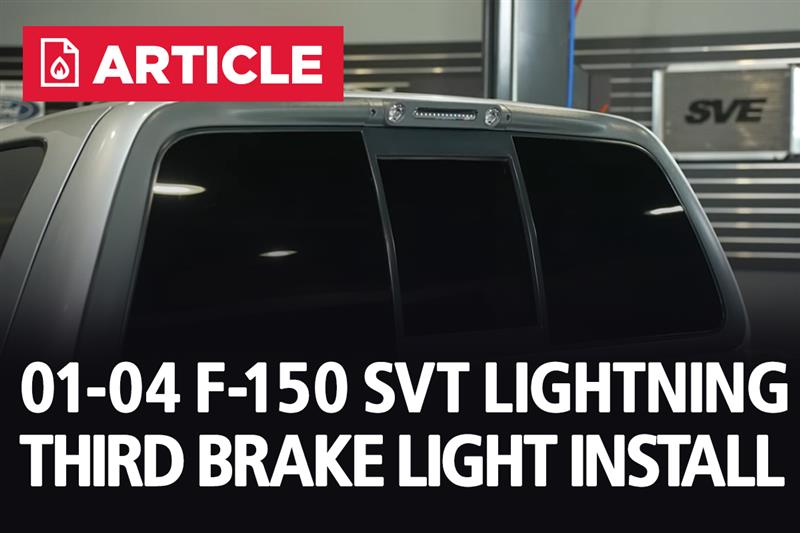 2001-2004 Ford Lightning 3rd Brake Light Install - LMR