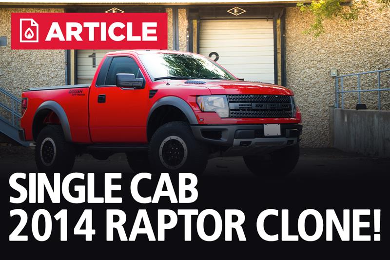 2014 F-150 Raptor Clone Single-Cab Build - LMR.com