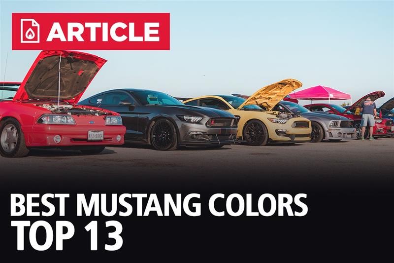 Best Mustang Colors | Top 13 Mustang Colors - LMR.com