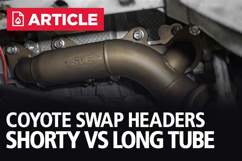 Coyote Swap Headers - Shorty Vs Long Tube - LMR.com