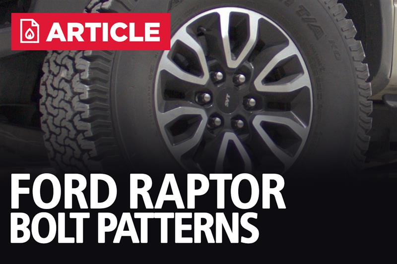 Ford Raptor Bolt Patterns - LMR.com