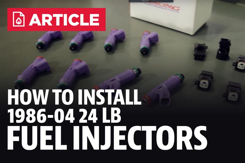 How To Install Mustang Ford Performance 24lb Fuel Injectors (86-04)