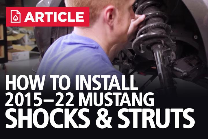 How To Install Mustang Shocks & Struts | 2015-2022 - LMR