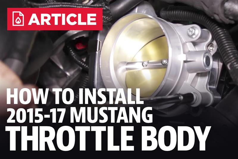 How To Install Mustang Throttle Body - LMR.com