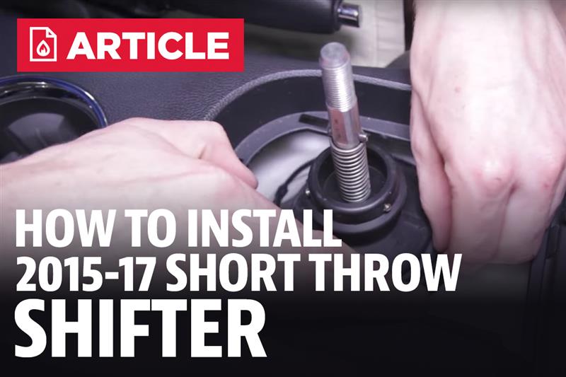 How To Install Mustang Short Throw Shifter (15-17) - LMR