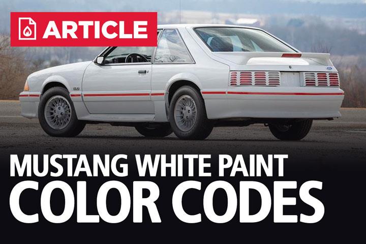 White Mustang Colors Paint Codes LMR white-mustang-colors-paint-codes-lmr