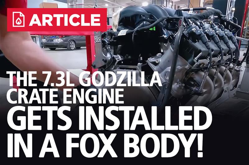 7.3L Godzilla Fox Body Swap | EP: 1 The Mock Up - LMR